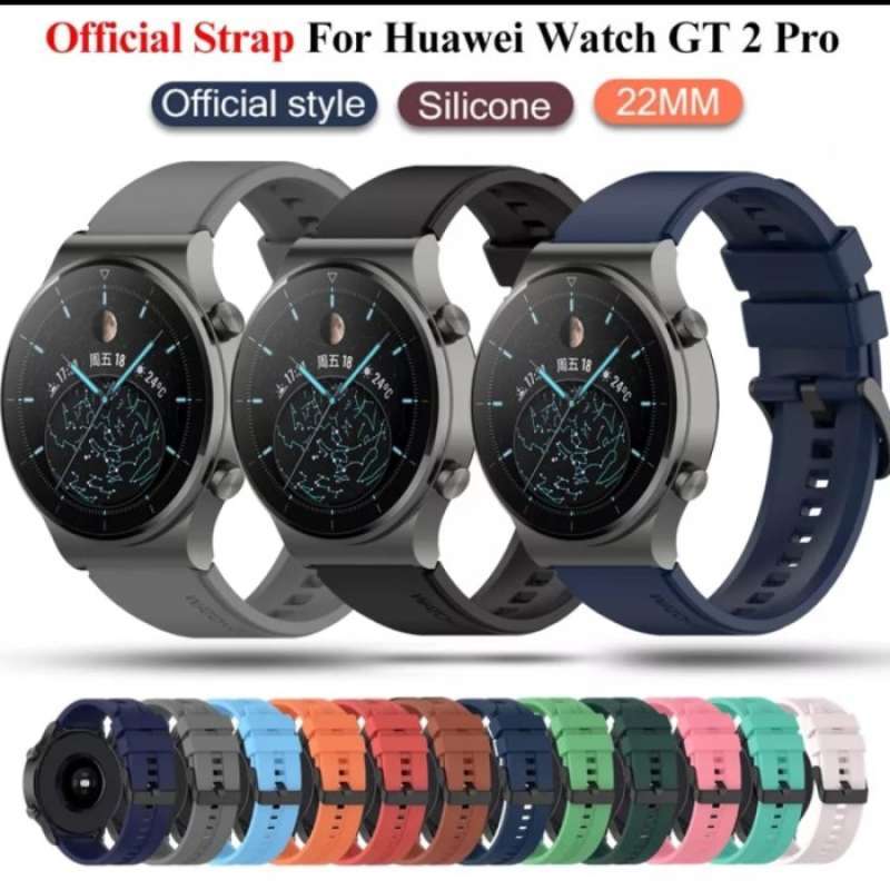 Jual Tali Strap 22mm Jam Tangan Smartwatch Huawei Watch Gt 2 3 Pro 2e ...