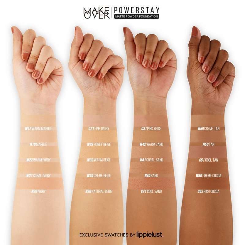 Promo Make Over Powerstay 24h Matte Powder Foundation Diskon 10% Di ...