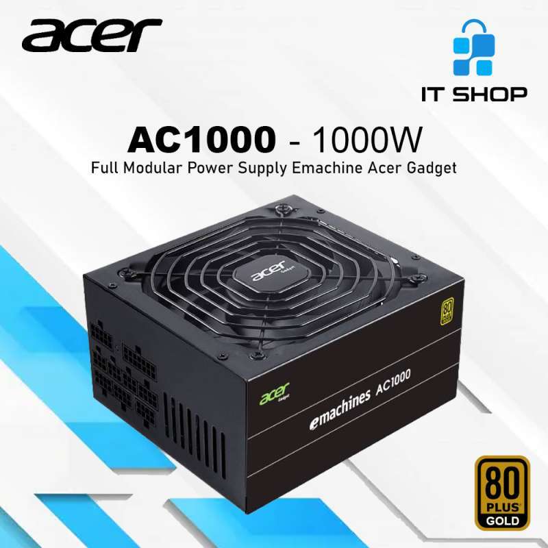 Jual Acer Power Supply Ac1000 Gold 1000w Full Modular Di Seller It Shop ...