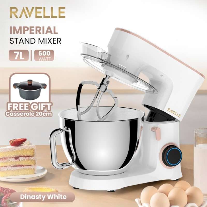 Promo Ravelle Standing Mixer Berdiri Kapasitas Besar 4.5 Liter Low Watt ...