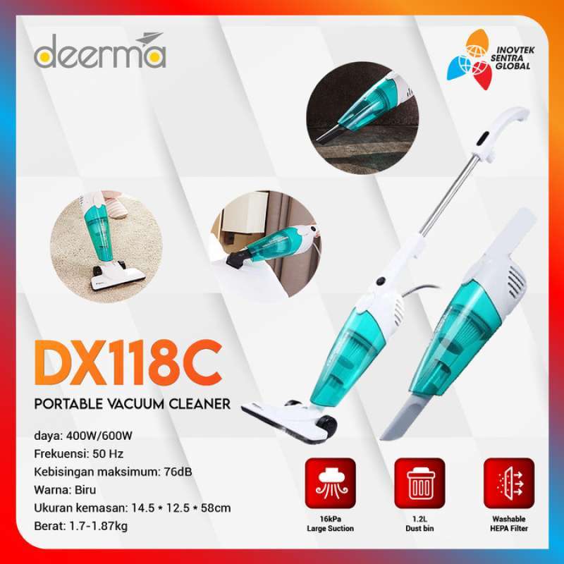 Promo Deerma Dx115c / Dx118c Vacuum Cleaner - Penghisap Penyedot Debu ...