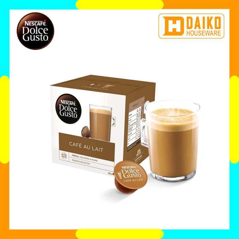 Promo Capsule Ndg Nescafe Dolce Gusto Cafe Au Lait Box Original Nestle ...