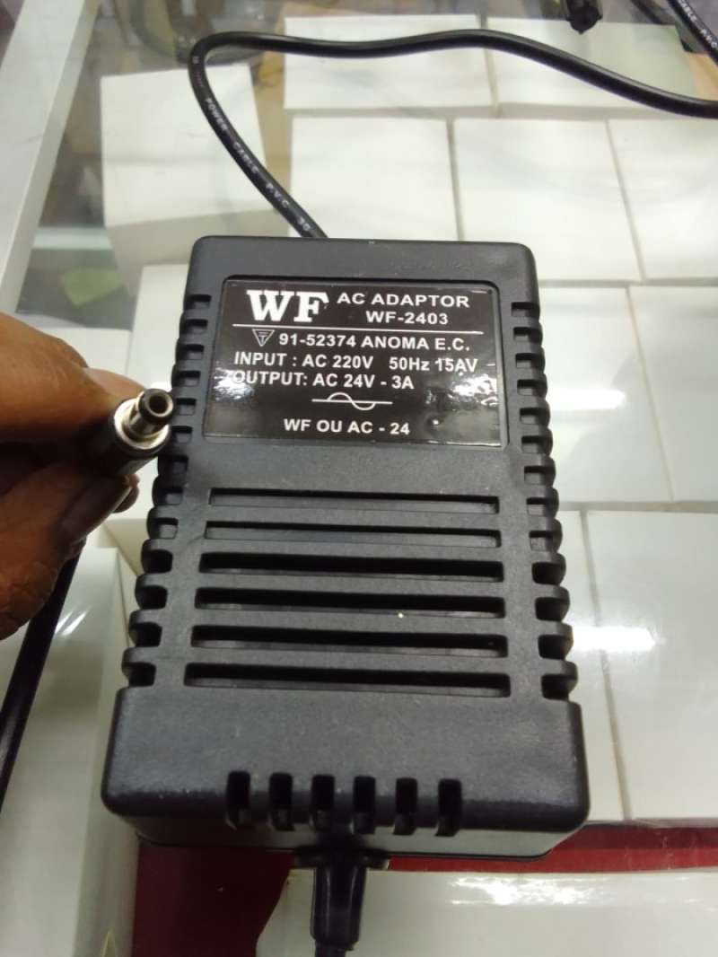 Promo Ac Adaptor 24v 3a Wf Adapter 24 Volt 3 Ampere Diskon 40% Di Seller Gansirsa - Cengkareng ...