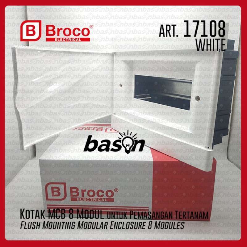 Promo Broco Mcb Box 17108 - Kotak Mcb 8 Group Inbow - Mcb Panel Flush ...