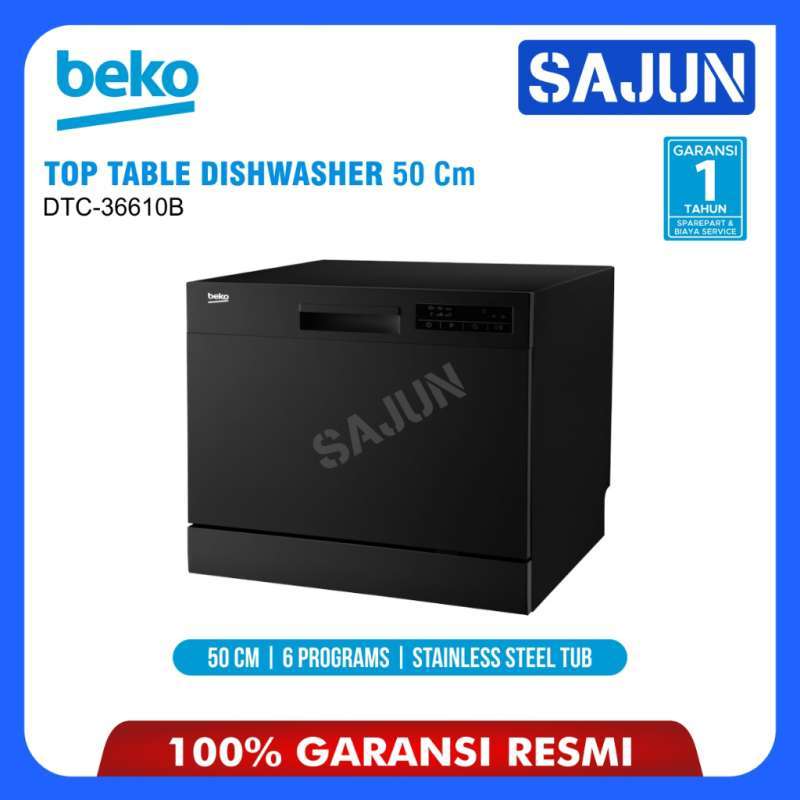 Promo Beko Dishwasher Mesin Cuci Piring Dtc36610b Dtc-36610b Diskon 23% ...