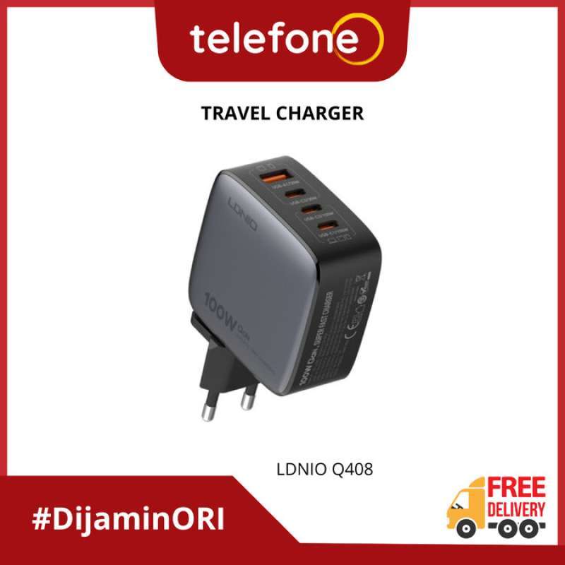 Promo Ldnio Q408 4 Port Usb Pd Charger 100w Usb-a 3 Usb-c Pd3.0 Qc 3.0 Diskon 50% Di Seller ...