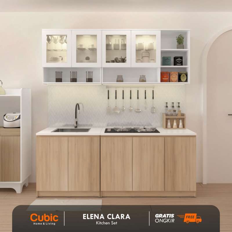 Promo Cubic Kitchen Set Minimalis / Kabinet Dapur / Rak Dapur Basah ...