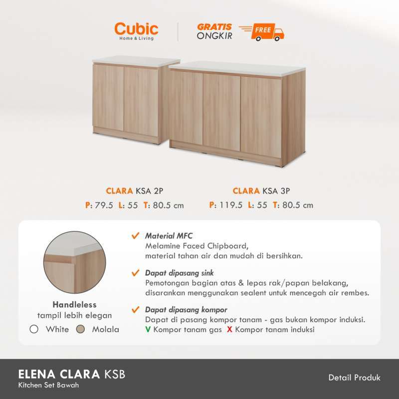 Promo Cubic Kitchen Set Minimalis / Kabinet Dapur / Rak Dapur Basah ...