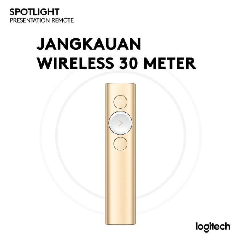 Promo Logitech Presenter Spotlight Remote /pointer Spotlightbergaransi ...