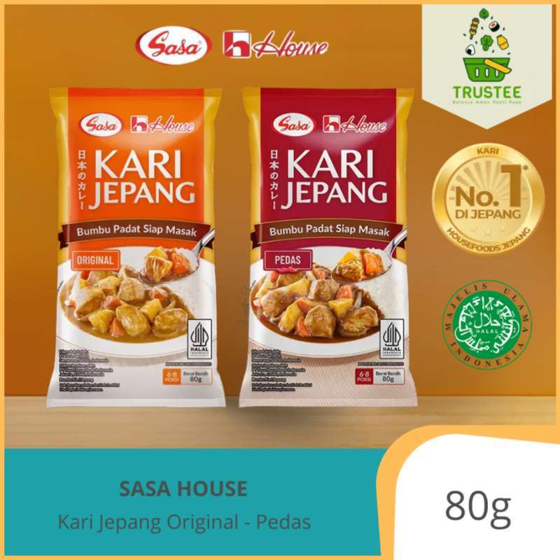 Jual Sasa House Kari Jepang - Japanese Curry Roux - Bumbu Kari Jepang Padat Siap Masak Halal ...