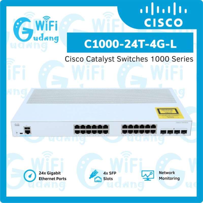 Promo Cisco Catalyst 1000 Series Switch C1000-24t-4g-l Diskon 23% Di Seller Praptuma ...