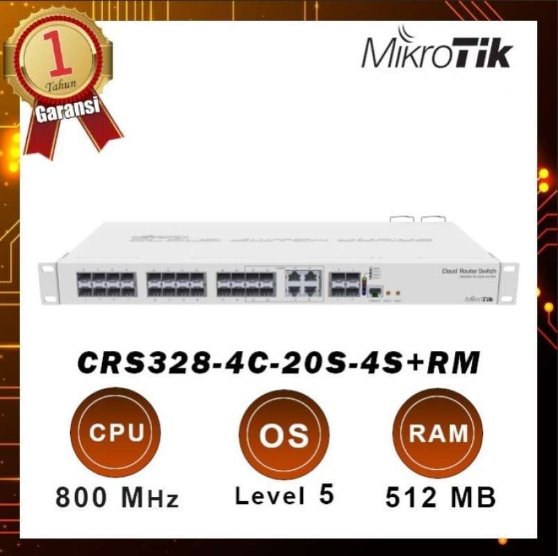 Promo Mikrotik Routerboard Crs328-4c-20s-4s+rm Diskon 23% Di Seller Praptuma - Cengkareng Barat ...
