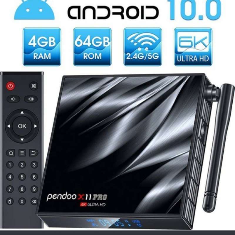 Promo Android Tv Box Pendoo X11 Pro 4gb/64gb Os 10 Allwinner H616 ...