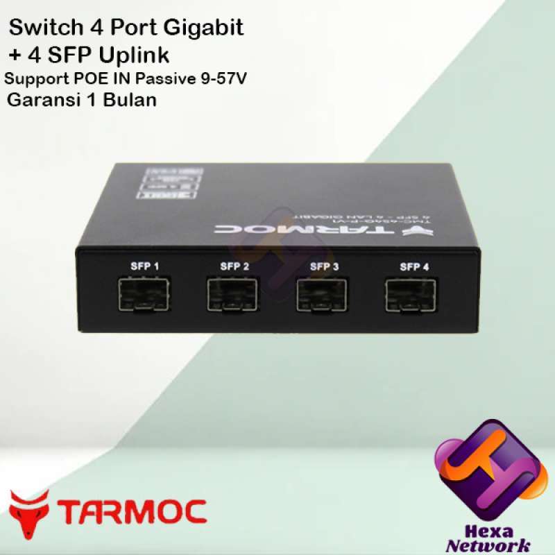 Promo Switch 4 Port Gigabit + 4 Sfp Uplink Poe | Switch Hub 4 Port ...