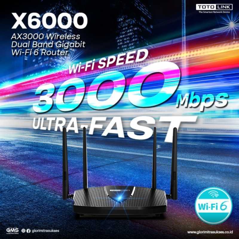 Promo Router X6000r - Ax3000 Dual Band Gigabit Wifi 6 Router X6000r ...