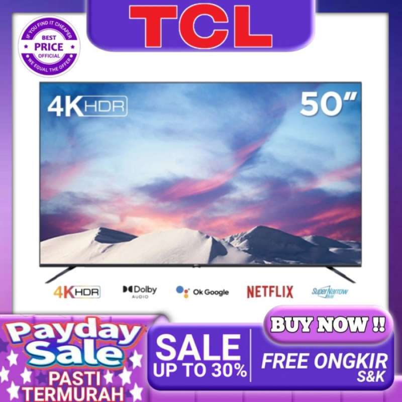 Promo Led Tv Tcl 55 Inch 55a8 Smart Android 9.0 Uhd 4k Smart Tv Tcl ...