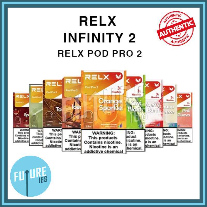 Jual Relx Pod Infinity Pro 2 2ml 3%, Infinity 2 Pod Original All ...