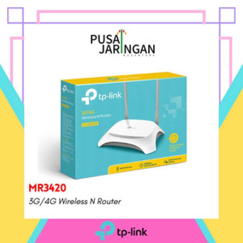 Promo Tl-mr3420 3g/4g Wireless N Router Diskon 23% Di Seller Praptuma - Cengkareng Barat, Kota ...