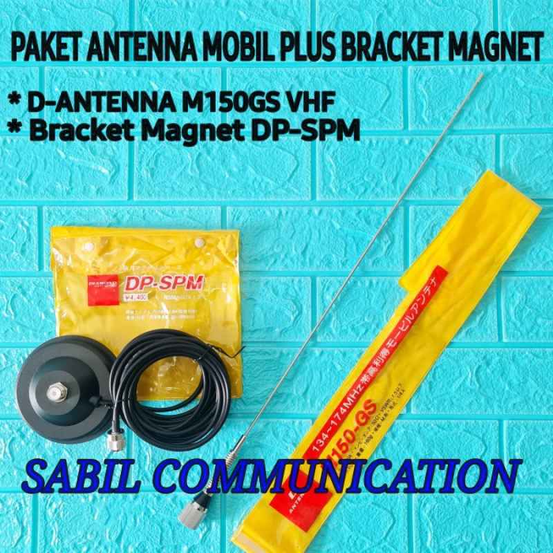 Promo Paket Antena Radio Rig Mobil Vhf M150 Gs Plus Bracket Magnet Dp ...