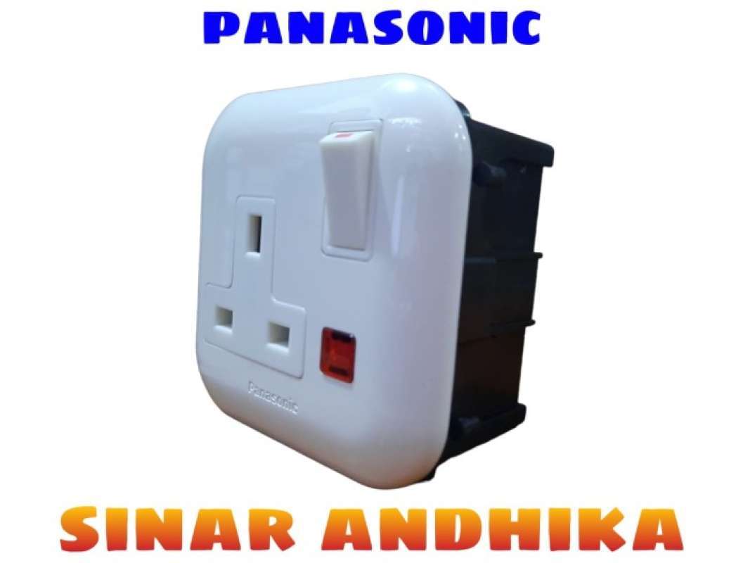 Promo Stop Kontak Ac Panasonic +inbow Dus Hitam Wbj1214w Berkualitas ...