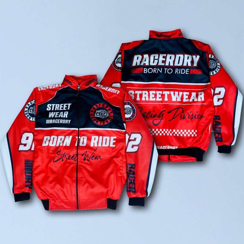 Promo Jaket Motor Touring Varsity Jacket Nascar Racing Vintage Full ...