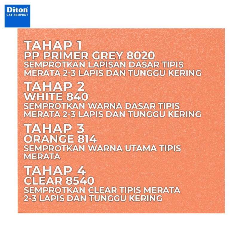 Jual Cat Semprot Pilok Pylox Pilox Diton 300cc - Orange 814 Di Seller ...