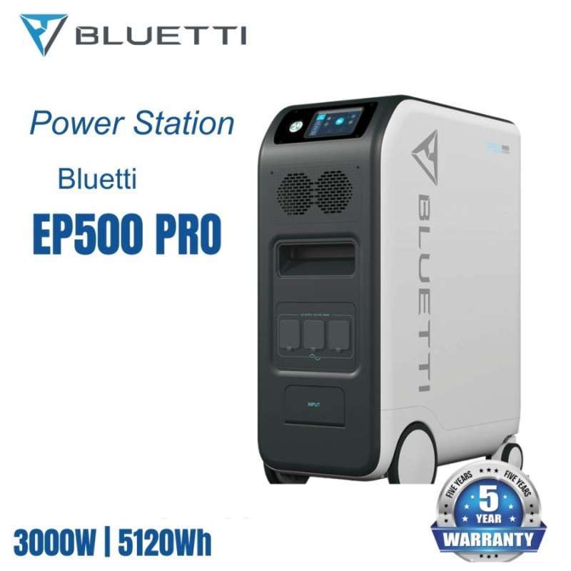 Promo Bluetti Ep500 Pro Home Backup Power Station | 5120wh 3000w Diskon ...