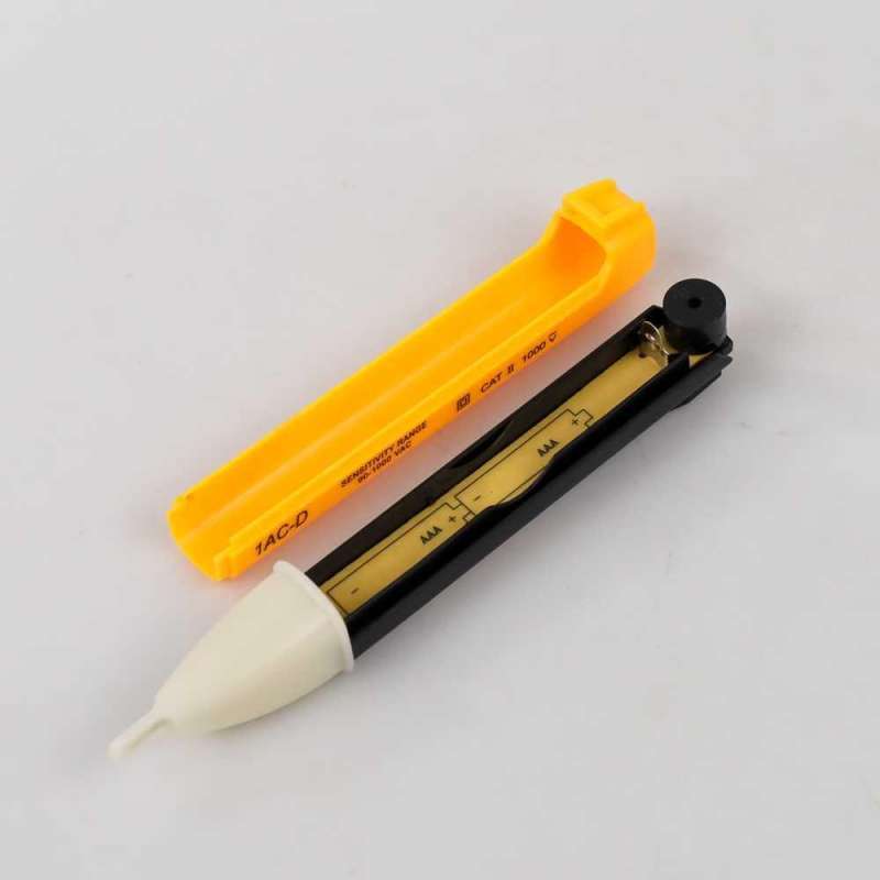 Jual Tespen Tester Pen Non Contact Ac Voltage Detector 90-1000v 1ac-d ...
