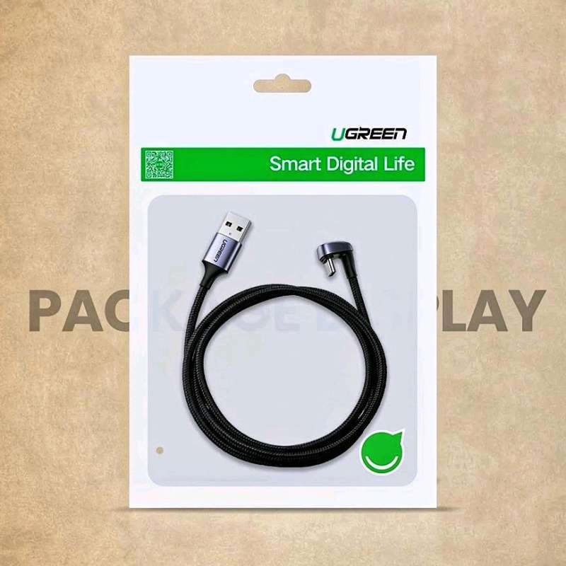 Jual Ugreen Kabel Usb 2.0 To Usb Type C U Shaped Design Fast Charging ...