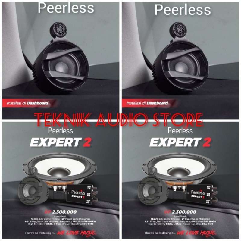 Promo Speaker Peerless 3way Expert 2 Pnp Housing Midrange Diskon 50% Di ...