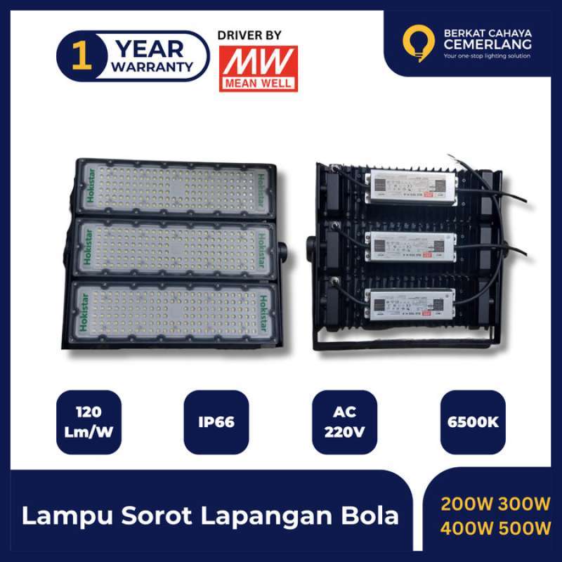 Promo Lampu High Mast Led 200w 300w 400w 500w Stadion Lapangan Gor ...