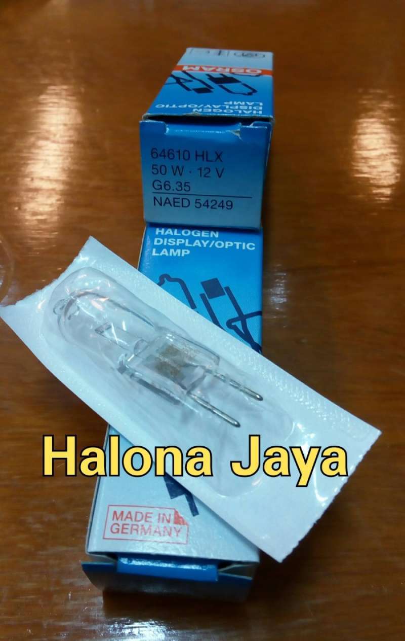 Promo Lampu Halogen Display Optic Osram 12v 50w 64610 Hlx Diskon 50% Di ...