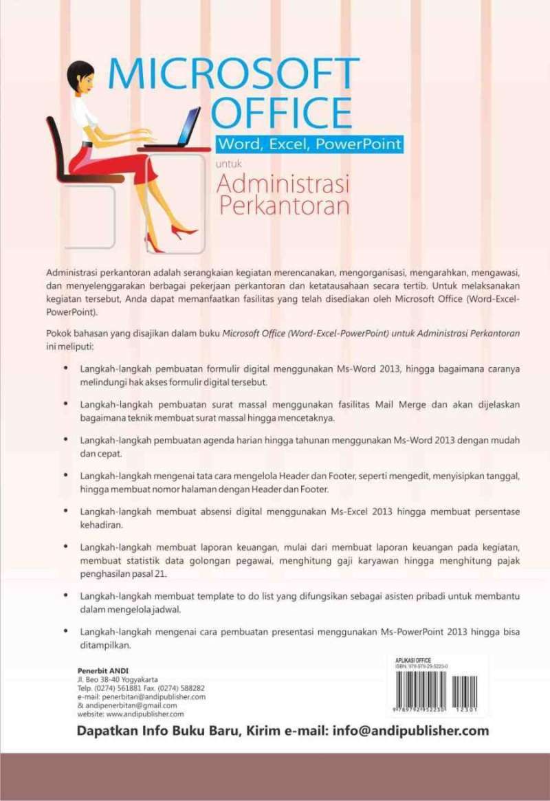 Jual Microsoft Office Word, Excel,powerpoint Untuk Administrasi Perkantoran Di Seller Buku Id ...