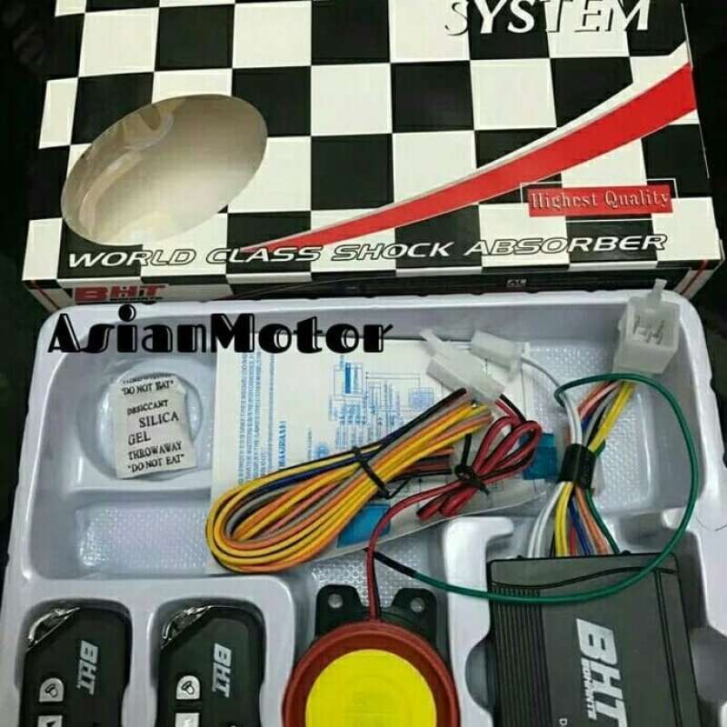 Promo Alarm System Motor Bht Model Baru Fitur Lengkap + Cara Pasang ...