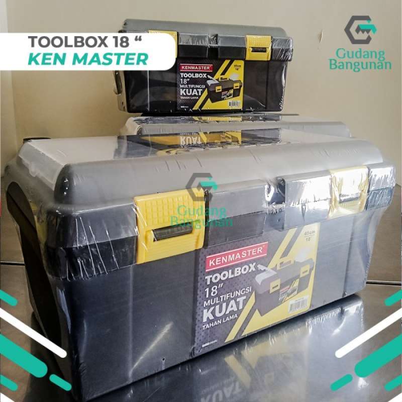 Promo Kenmaster 18 Inch Tool Box Box Perkakas Kotak Toolkit Diskon 23% ...
