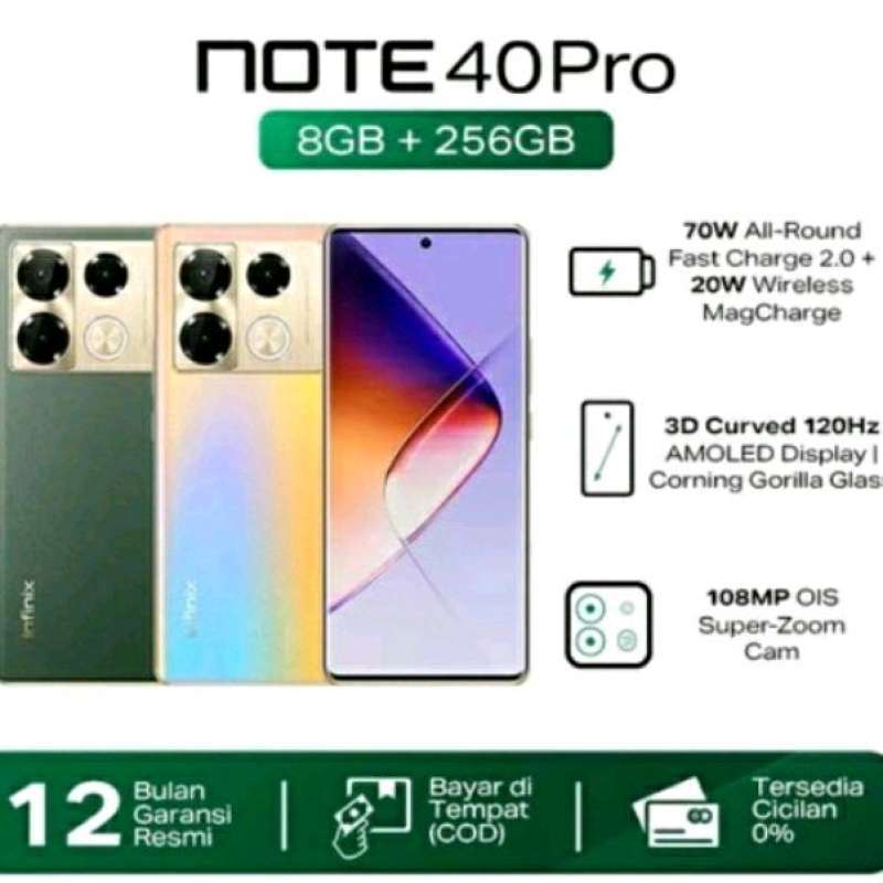 Jual Hp Infinix Note 40 Pro 16/256 Garansi Resmi Di Seller Gbless ...