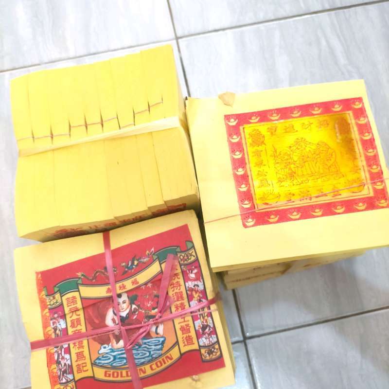 Promo Kimcua Gincua Anak Mas Kertas Bakar Sembahyang Anak Mas Kim Emas ...