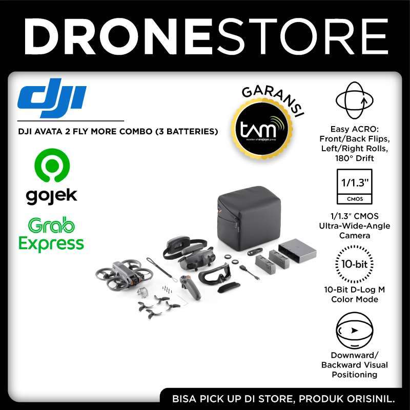 Jual Dji Avata 2 Fly More Combo (three Batteries) Drone Camera Original Garansi Resmi Di Seller ...