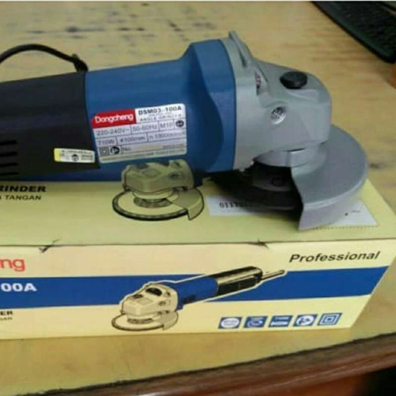 Promo Mesin Gerinda Tangan 4 Dongcheng Dsm02-100a Angle Grinder Dsm 02 ...