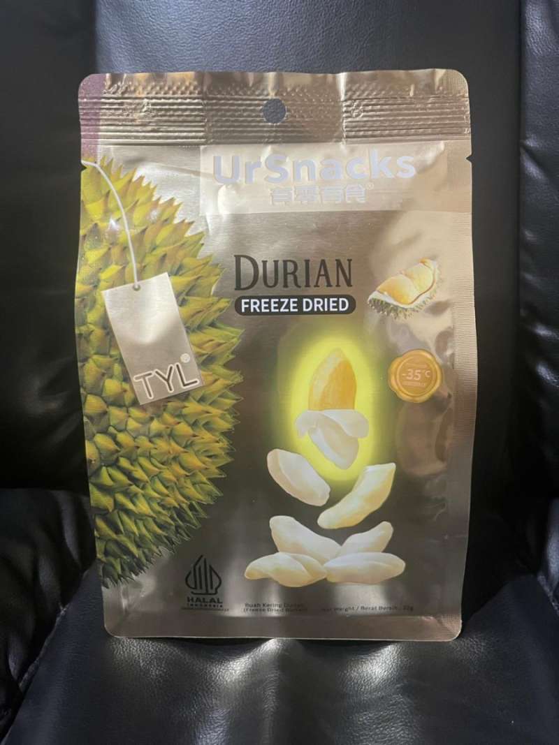 Jual Tyl Ursnacks Freeze Dried Durian / Snack Buah Kering Rasa Durian ...