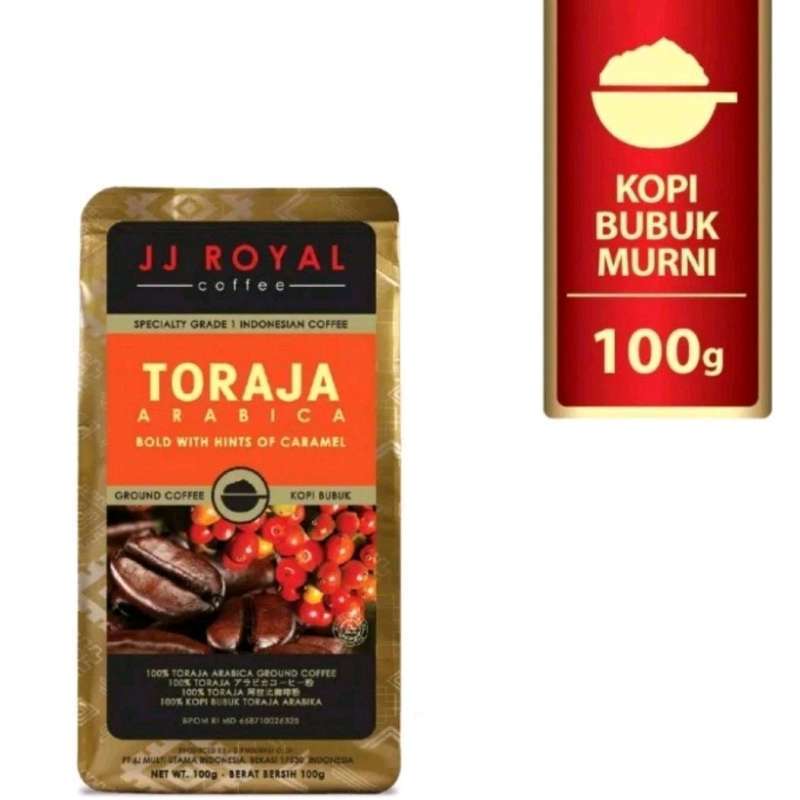 Jual Jj Royal Coffee Toraja 100gr Ground Coffee Di Seller Bimahappyshop ...