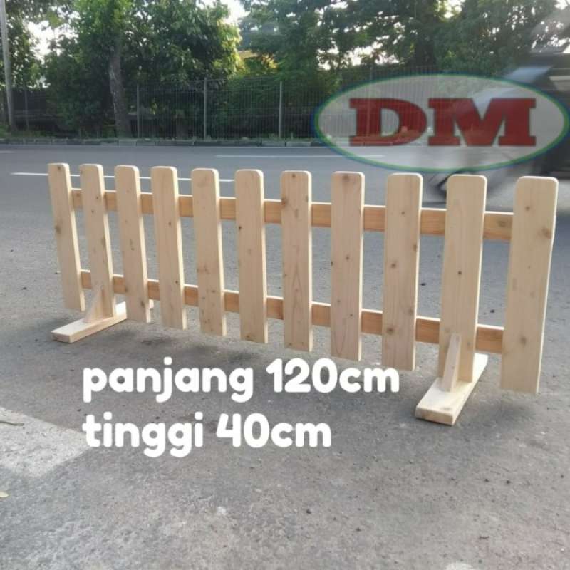 Promo Pagar Kayu/pagar Taman Penyekat Ruangan Partisi Kayu Pinus Diskon ...