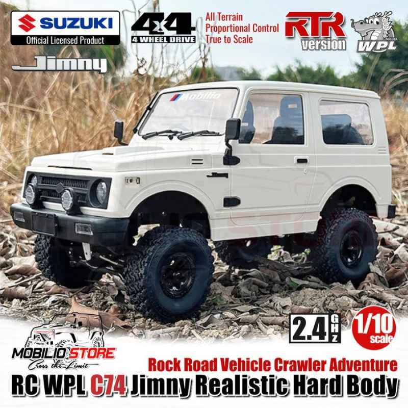 Promo Wpl C74 Jimny Realistic Hard Body Rc 1/10 Scale Crawler Adventure ...