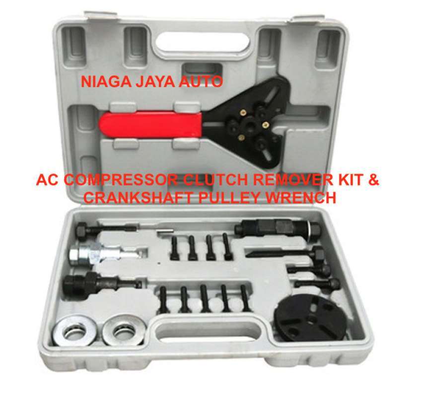 Promo Ac Compressor Clutch Remover Kit & Crankshaft Pulley Wrench ...