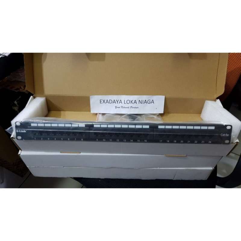 Jual D-link Patch Panel 24 Port Cat6a / Patchpanel Cat.6a ( Npp-6a1blk241 ) Di Seller Dondon ...
