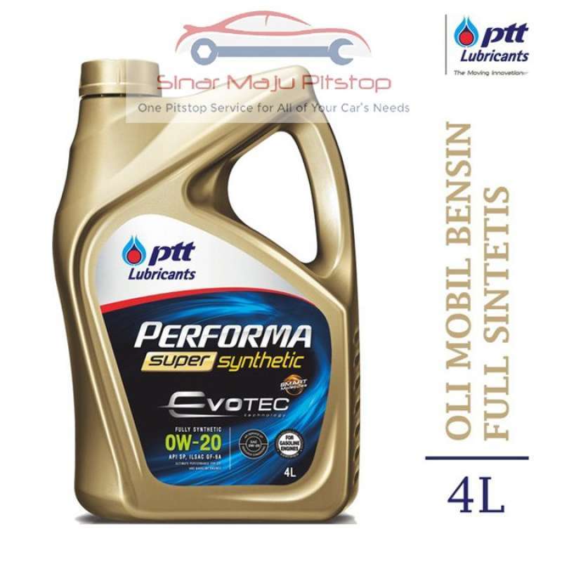 Promo Ptt Performa Super Fully Synthetic 0w-20 Api Sp Gf-6a Original ...