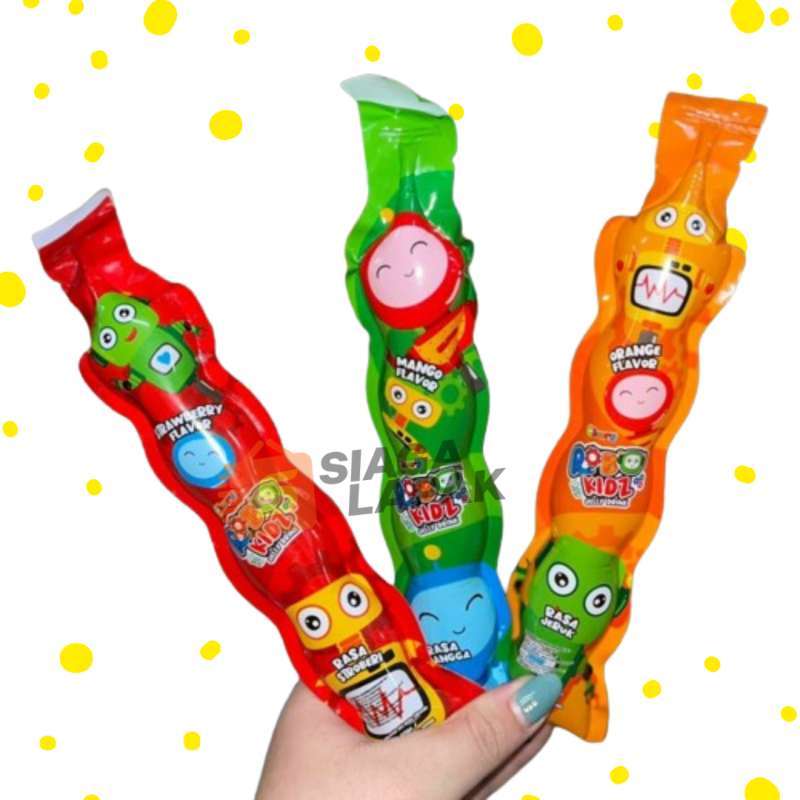 Promo Donald Robokidz Jelly Drink Assorted 1 Pak Isi 10 Minuman Jeli ...