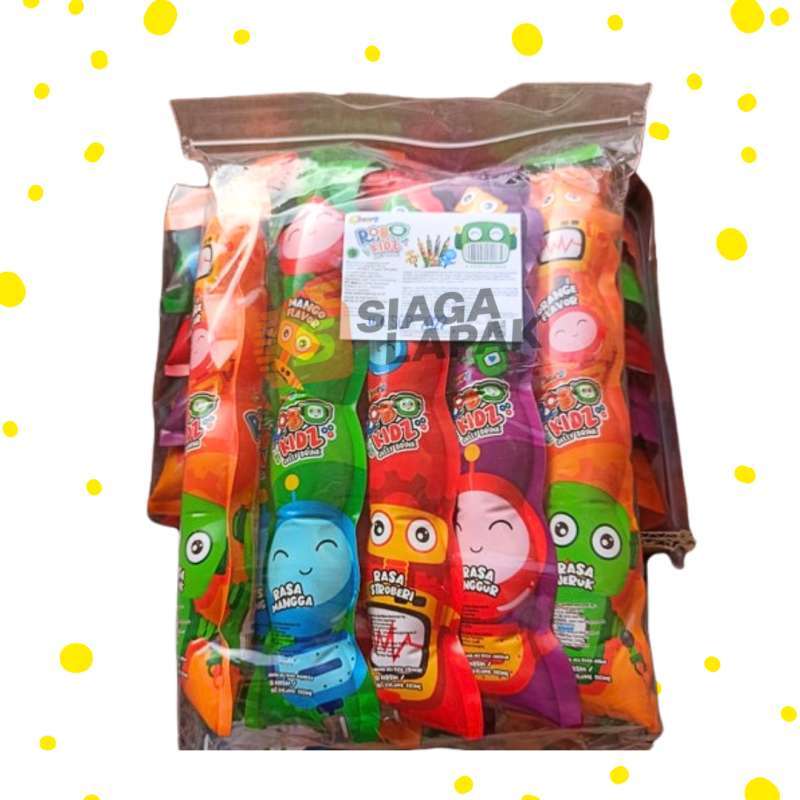 Promo Donald Robokidz Jelly Drink Assorted 1 Pak Isi 10 Minuman Jeli ...