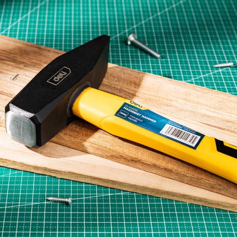 Promo Deli Machinist Hammer / Palu Kaca Pp+fiber Baja Perkakas ...