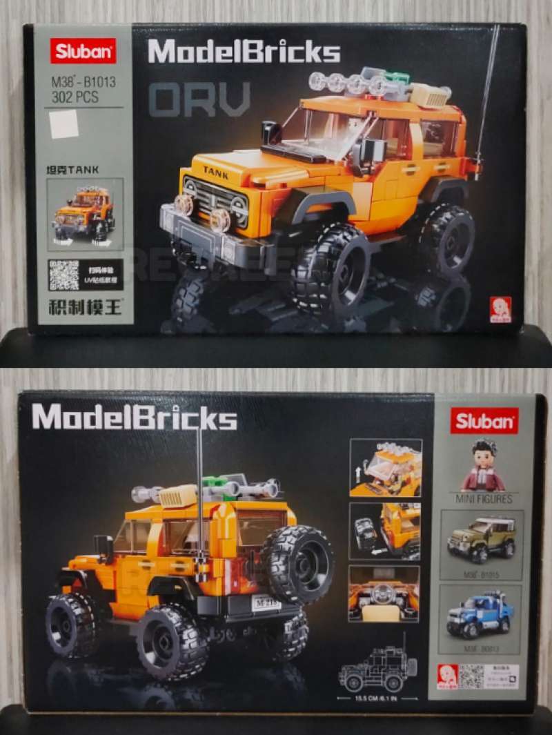 Jual Sluban Model Brick M38 Brick Diecast Mobil Brick Model B1013 Di ...